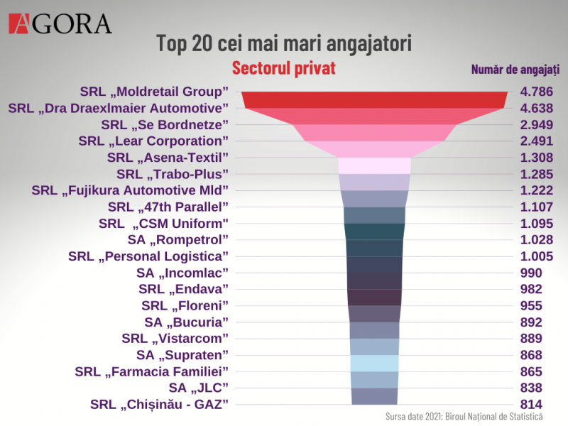 Top 20 cei mai mari angajatori din sectorul public și privat. Iată unde ...